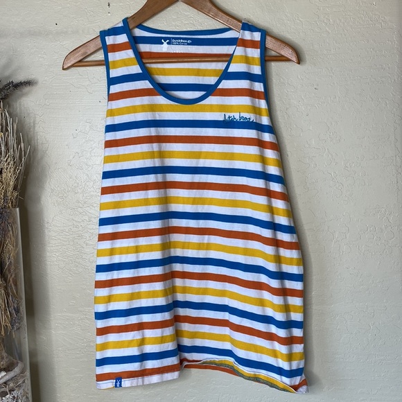 Dutch Bros | Shirts | Dutch Bros Tank Stripes | Poshmark